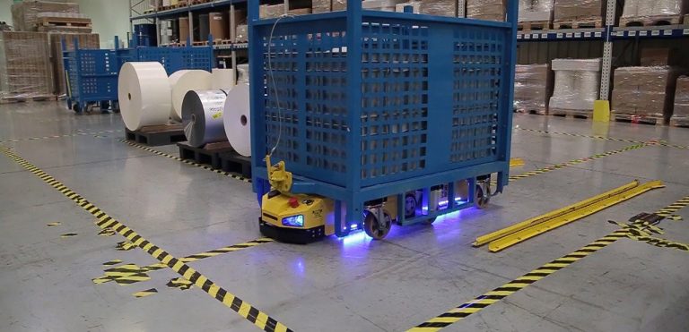 Efficient intralogistics with AGV robots (Automated Guided Vehicle ... Efficient intralogistics with AGV robots (Automated Guided Vehicle ...